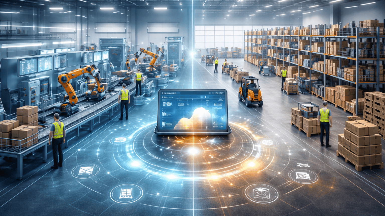 Production and warehouse finally integrated